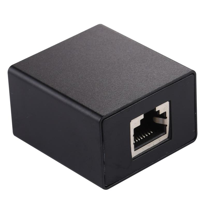 Set 1 naar 2 RJ45 Splitter Connector Inline LAN stekkers Ethernet-kabel ...