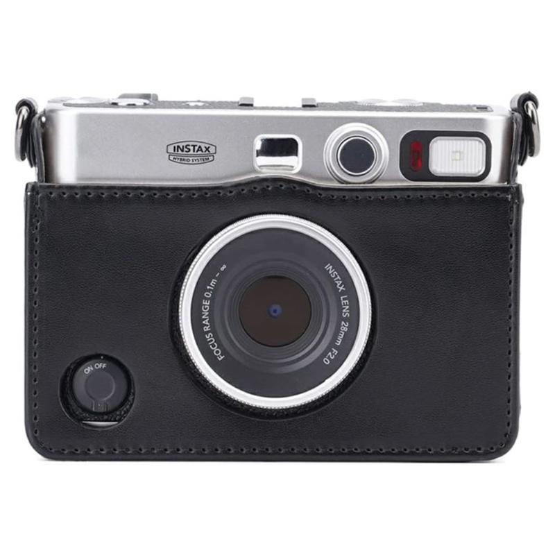 Instax mini Evo PU Leren Retro Camera Tas Antidruppel Beschermhoes met ...